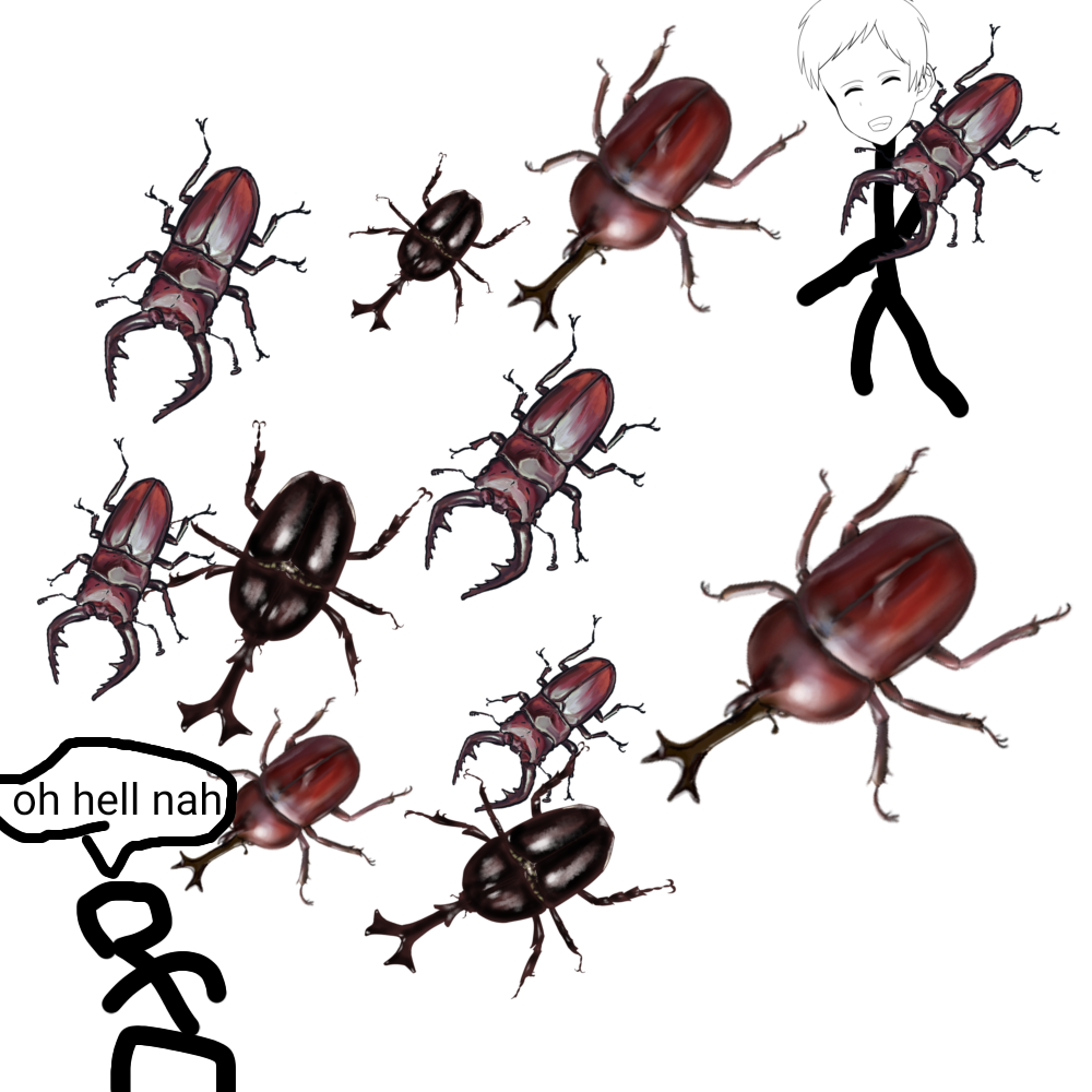 bug swarm - ibisPaint