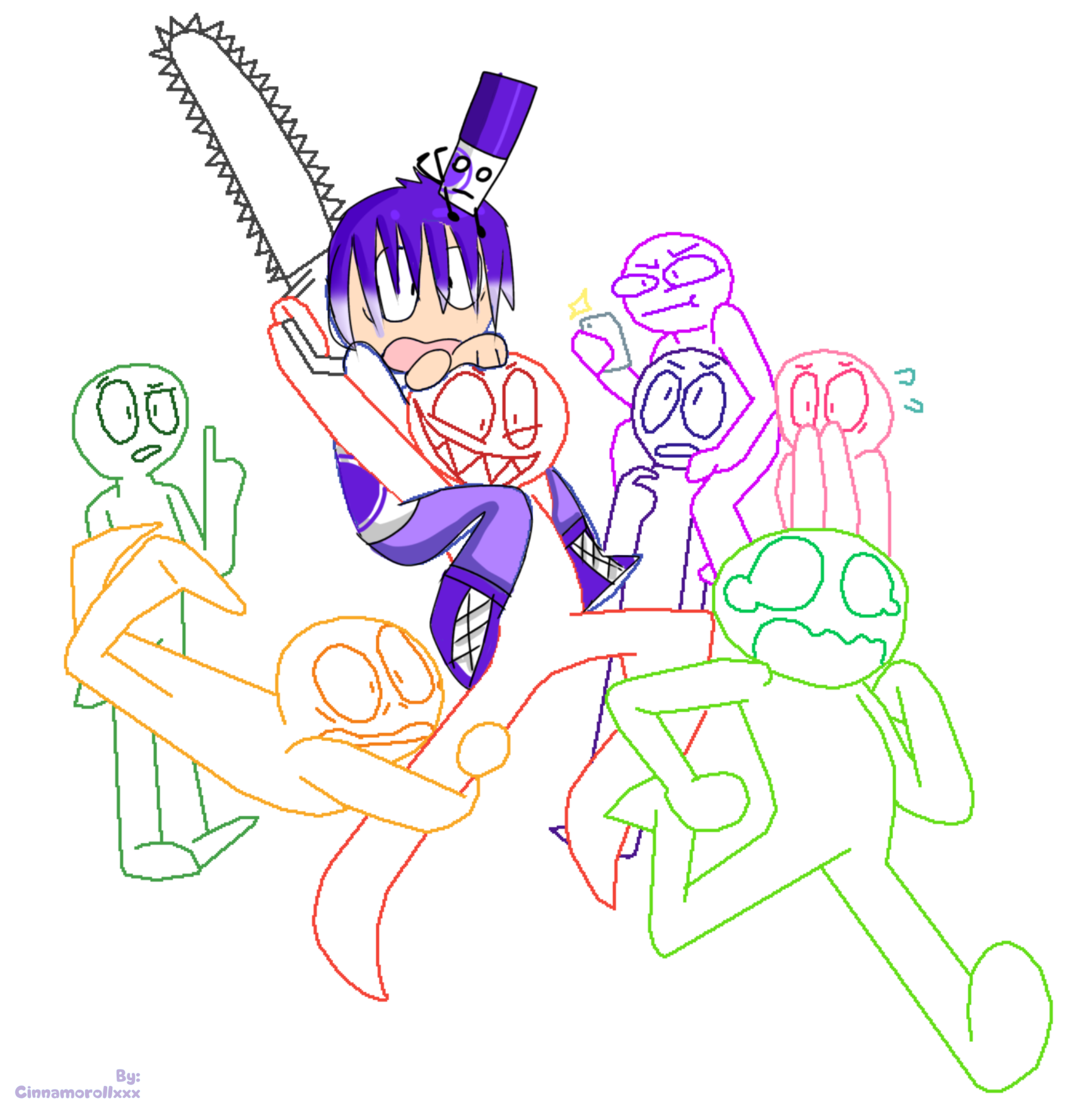 Collab BFDI - ibisPaint