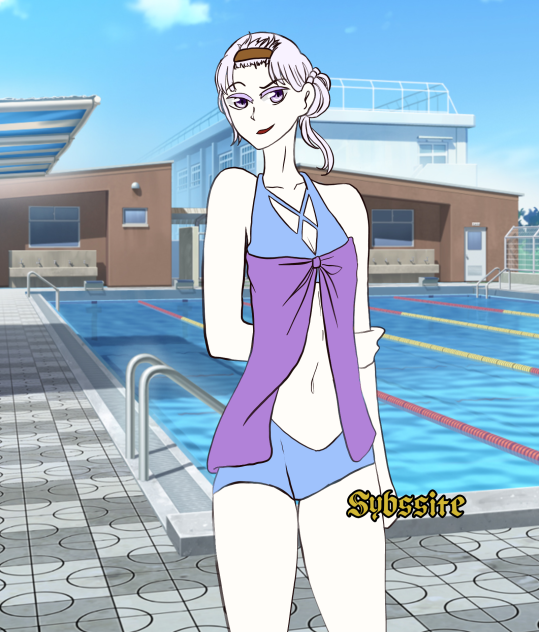lilac swimwear - ibisPaint