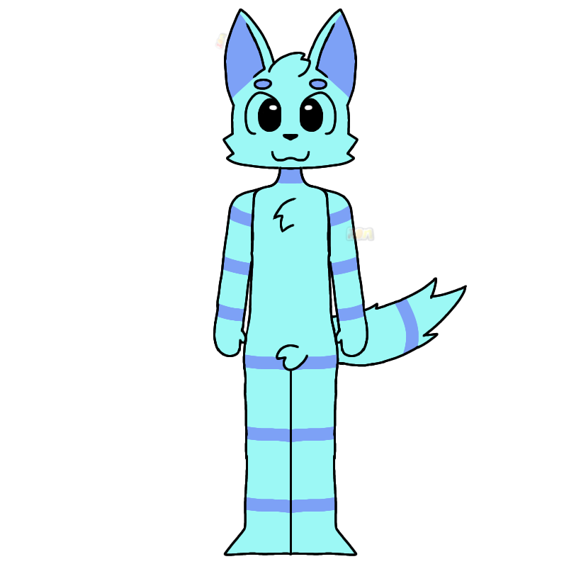 fursona ! (front & back) - ibisPaint