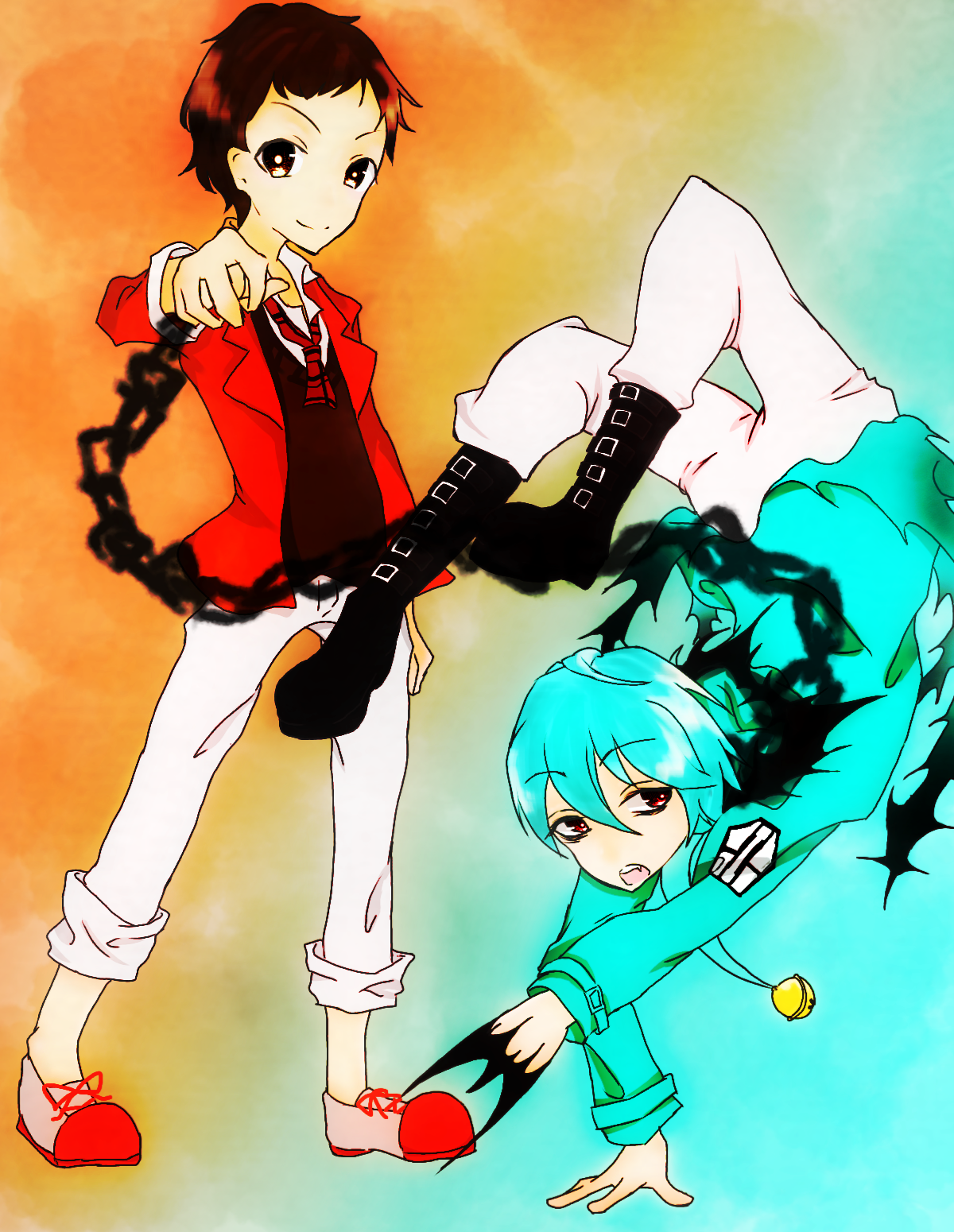 アニメ版SERVAMP放送おめでとう - ibisPaint