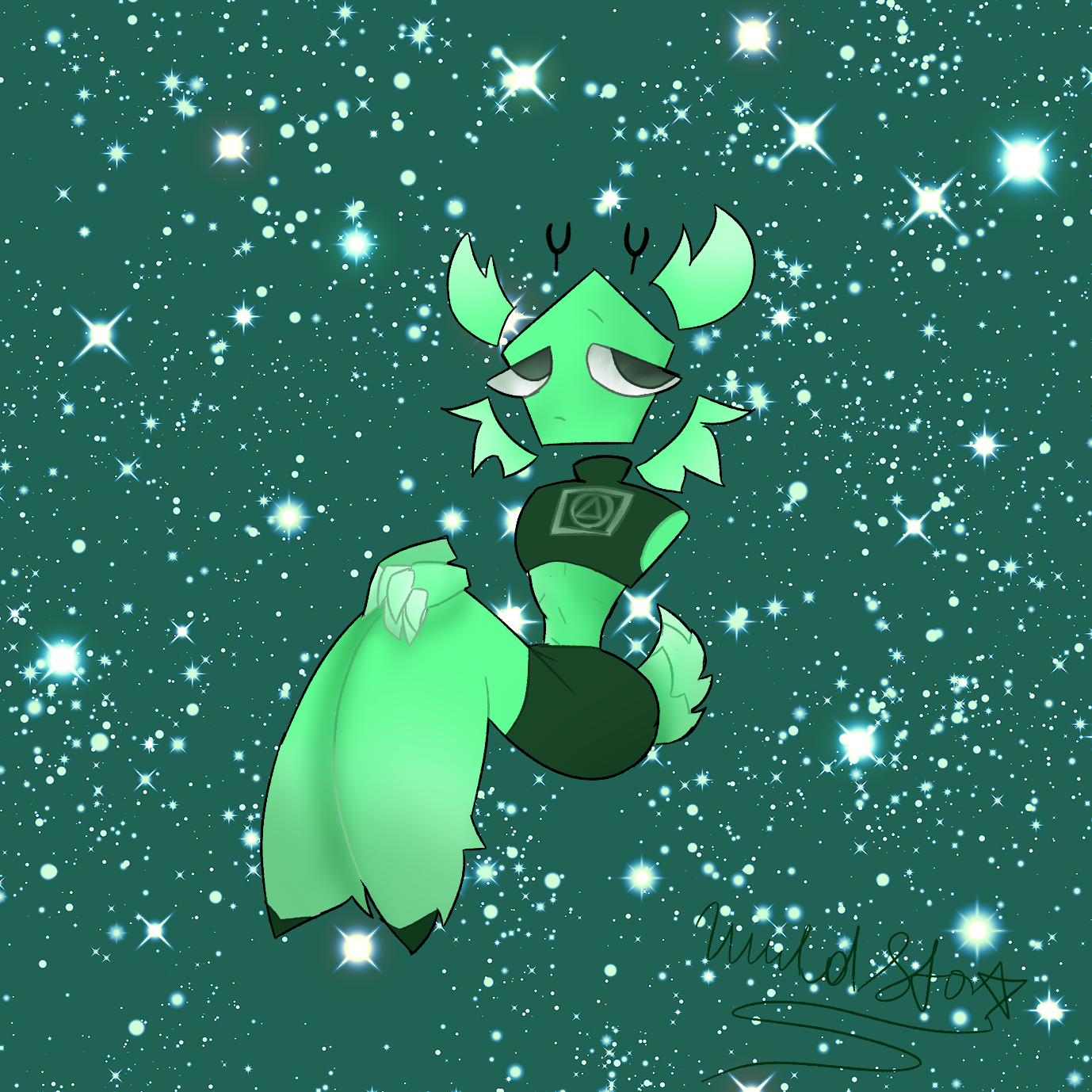 An Empty Road - Tsavorite concept - ibisPaint