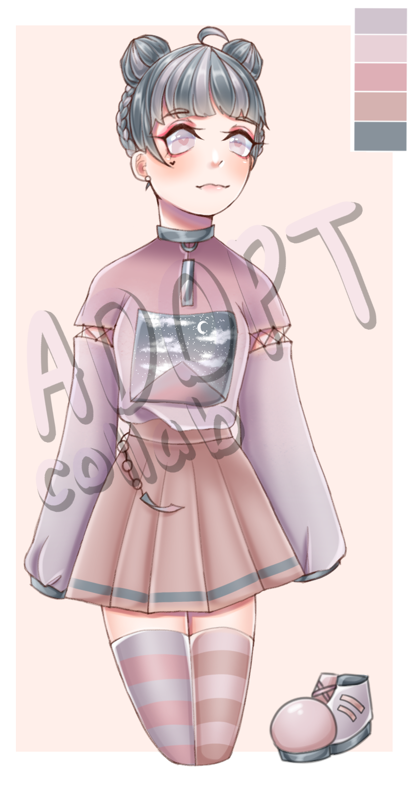 🍀Adoptable ☆1🍀 - ibisPaint