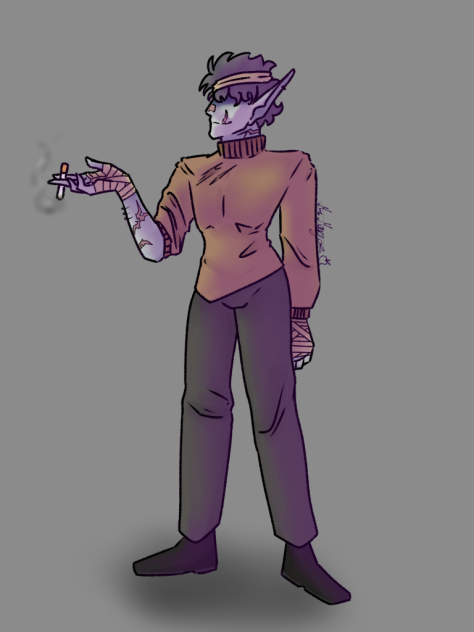 Draw The Character Above 5 - ibisPaint