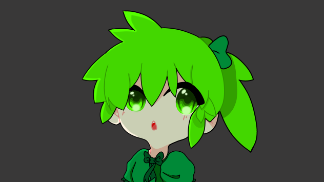 Green Apple Chibi - ibisPaint