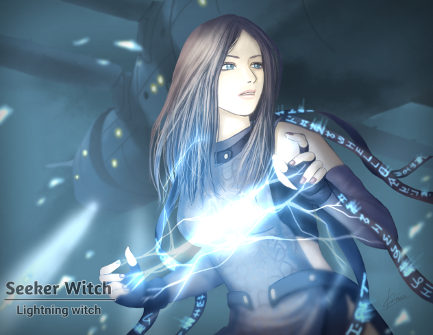 Seeker Witch ~Lightning witch - ibisPaint