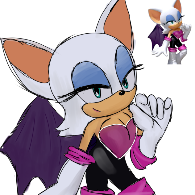 Rouge the bat - ibisPaint