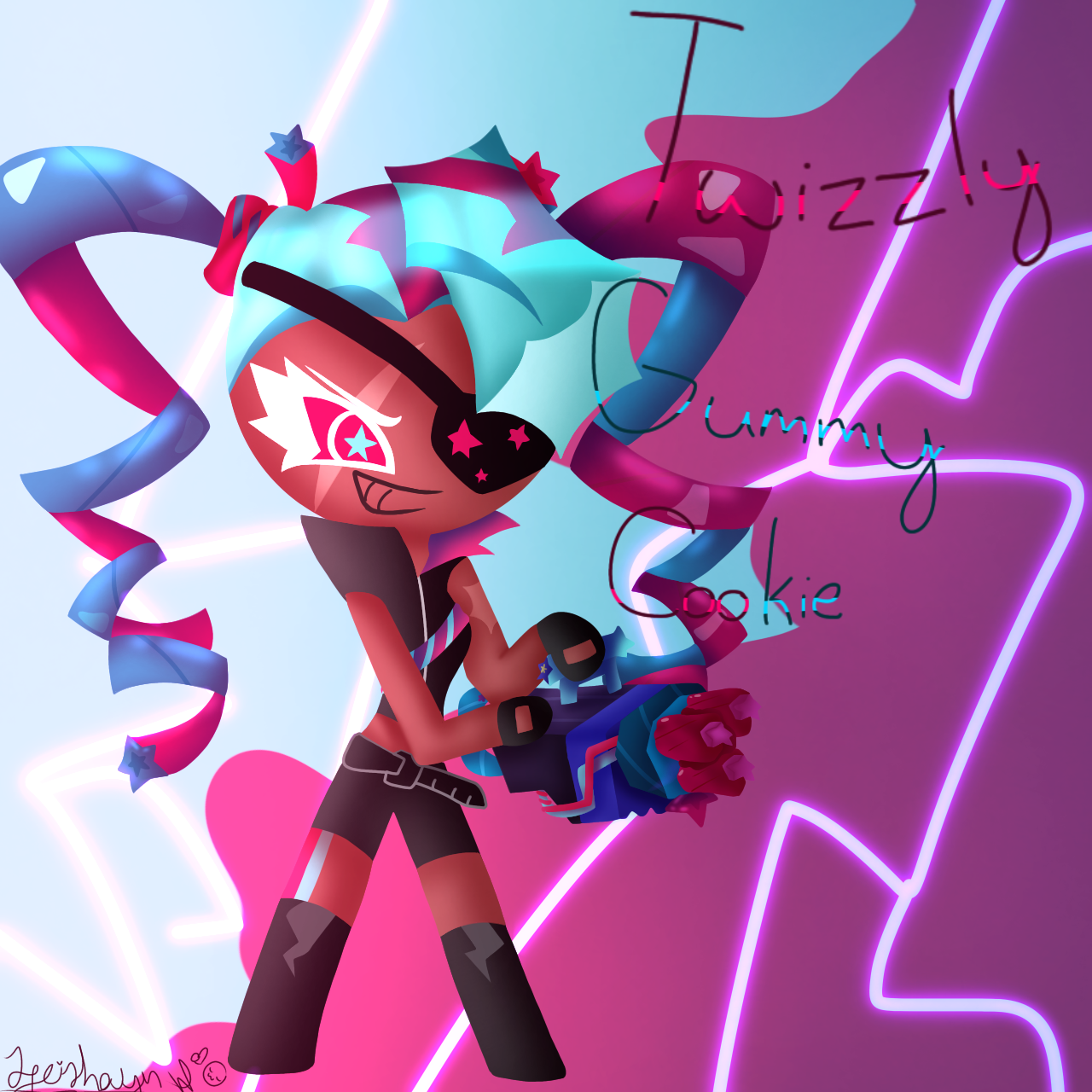 Twizzly Gummy Cookie - ibisPaint