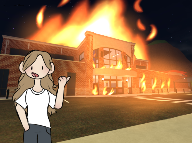 burning the roblox children - ibisPaint