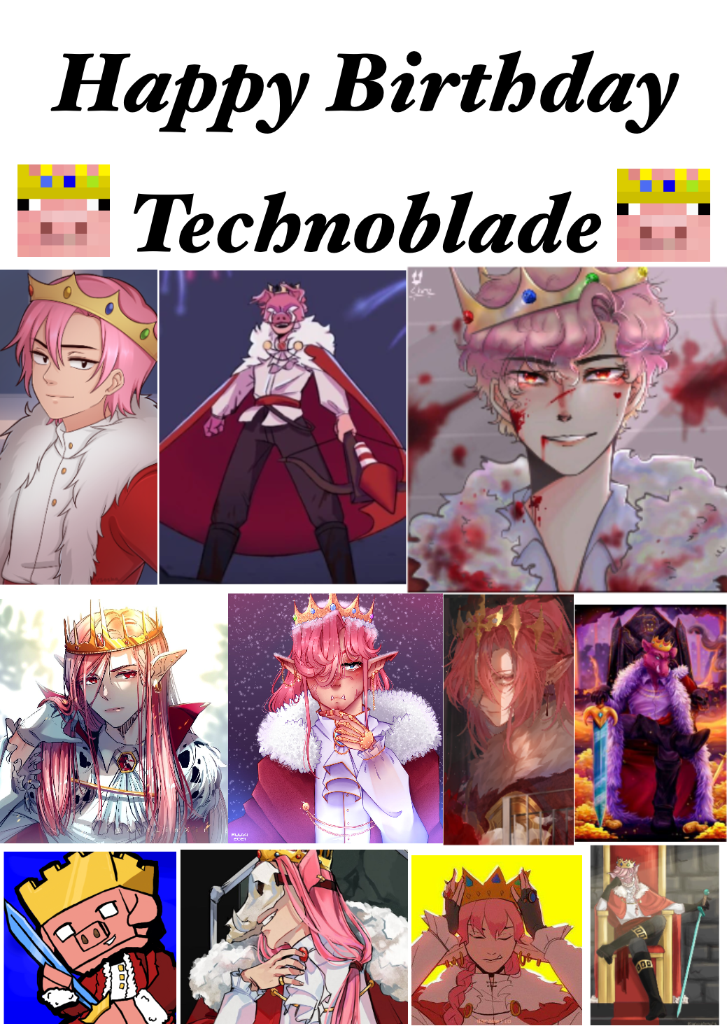Happy Birthday Technoblade! - ibisPaint
