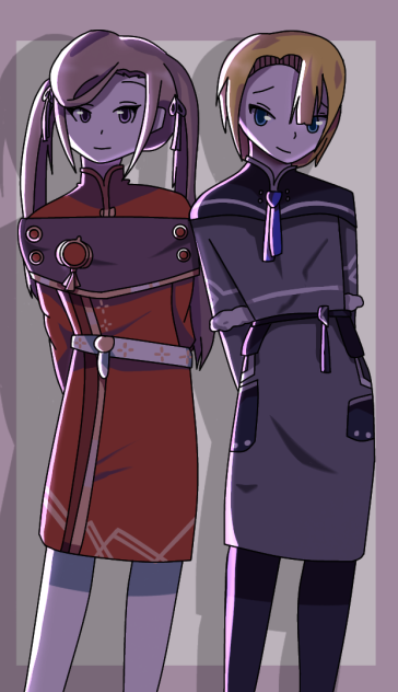 Edelgard and Dimitri (Kid version) - ibisPaint