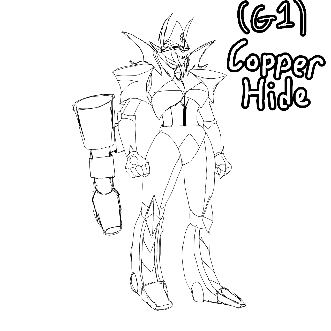 Full body) G1 CopperHide! (WIP) - ibisPaint