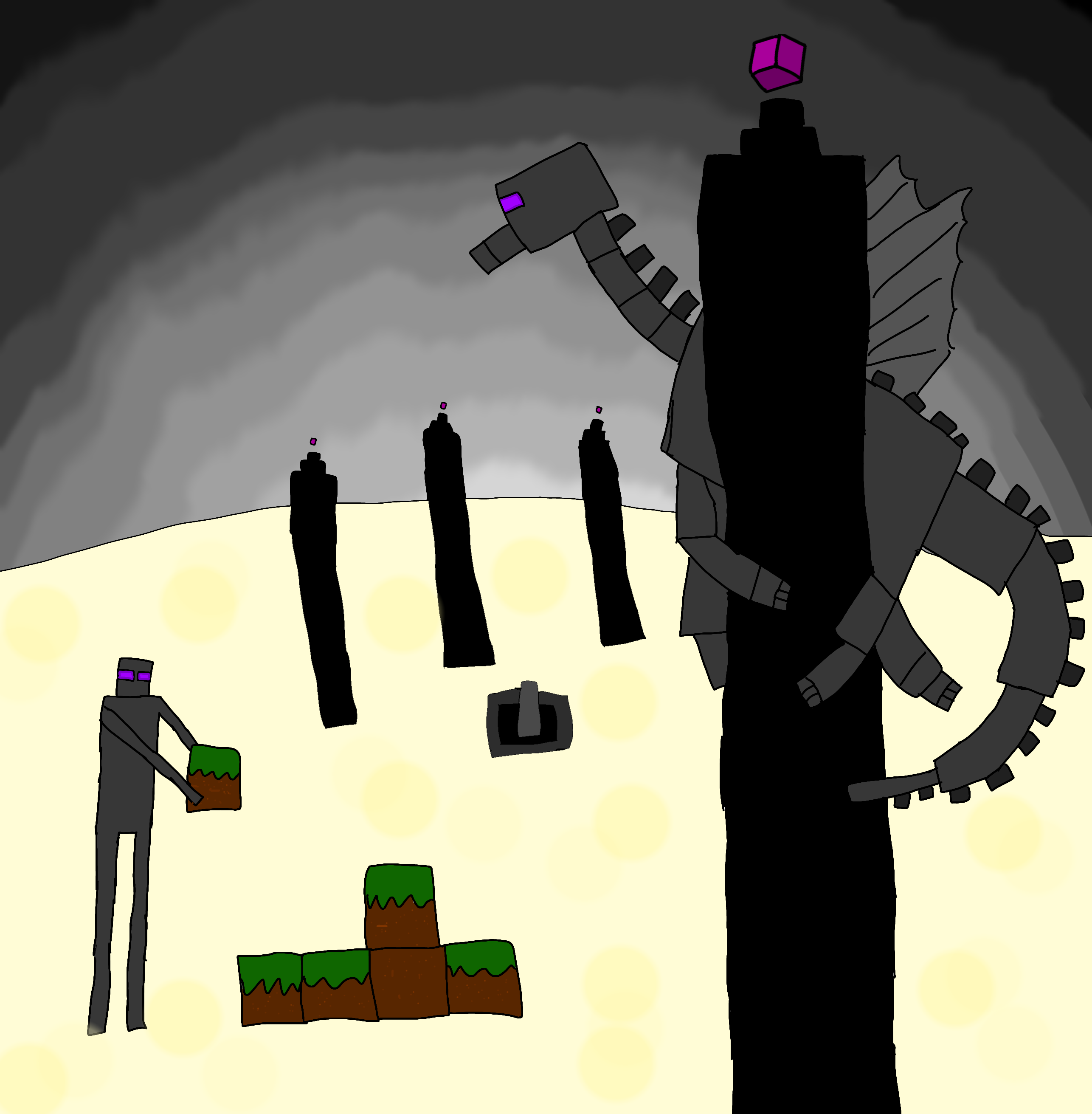 Minecraft doodle - ibisPaint