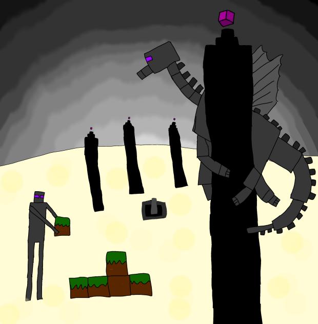 Minecraft doodle - ibisPaint