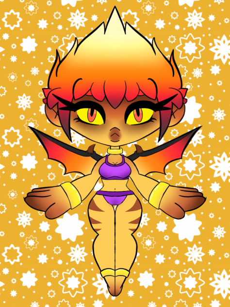 Inferno Dragon Princess - ibisPaint