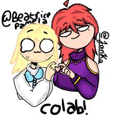 Finger heart collab with Beatrice Pamela - ibisPaint