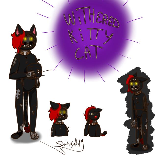 'Withered Kitty Cat'' fnaf 2 oc - ibisPaint