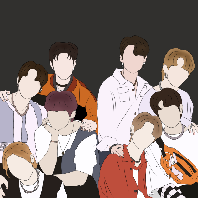 Stray kids faceless art - ibisPaint