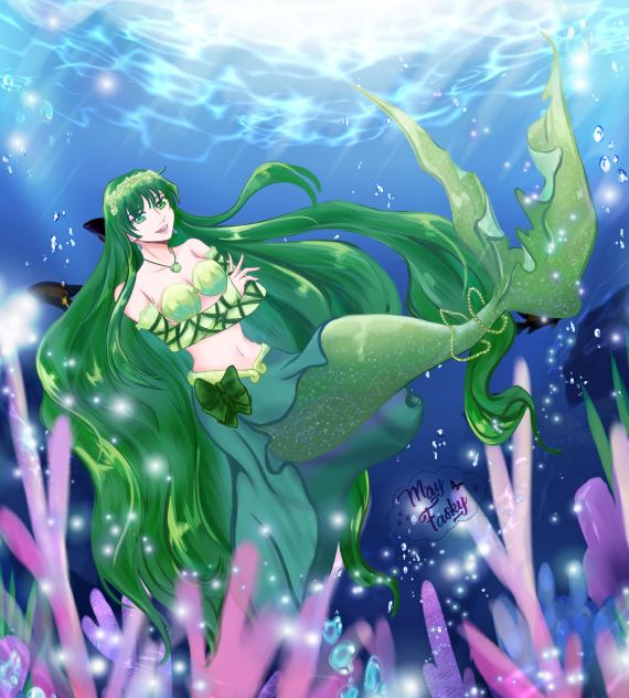 Rina - Mermaid Melody fanart - ibisPaint