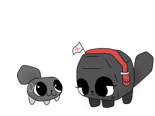 Coal and pebble - ibisPaint