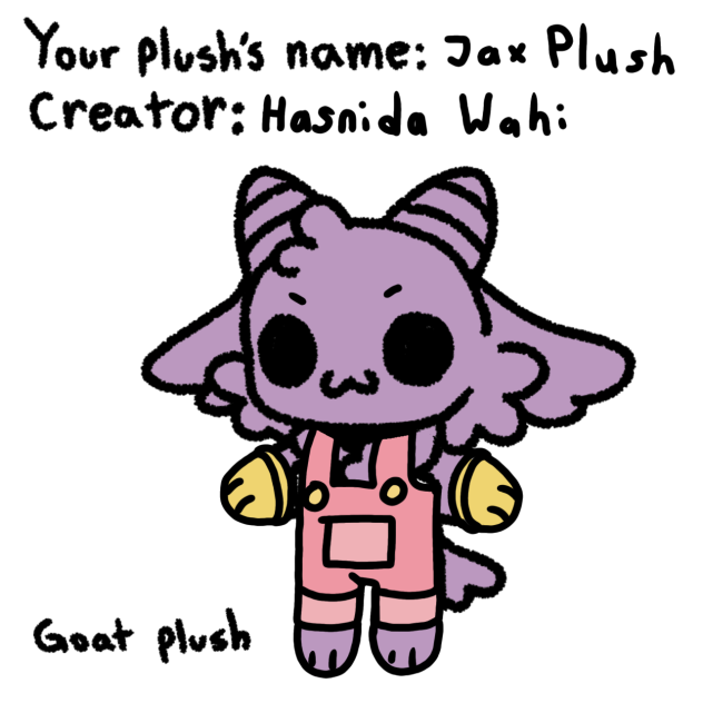 Jax goat plush ! - ibisPaint