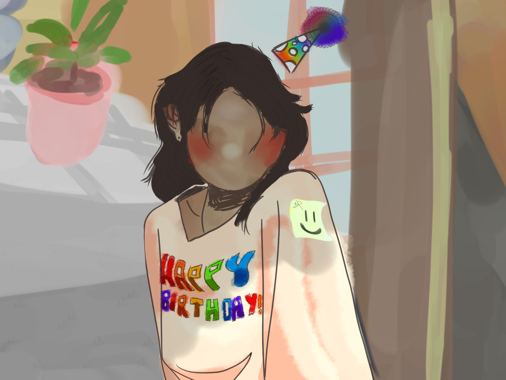 HAPPY BDAY SIS - ibisPaint