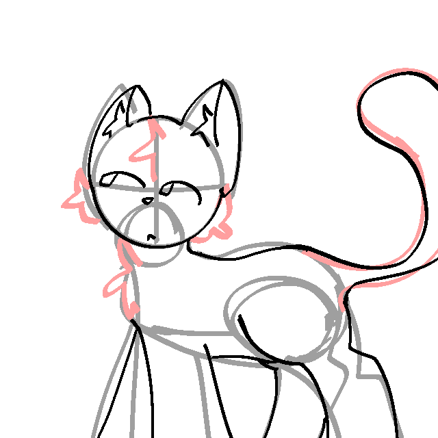 Cat wip - ibisPaint