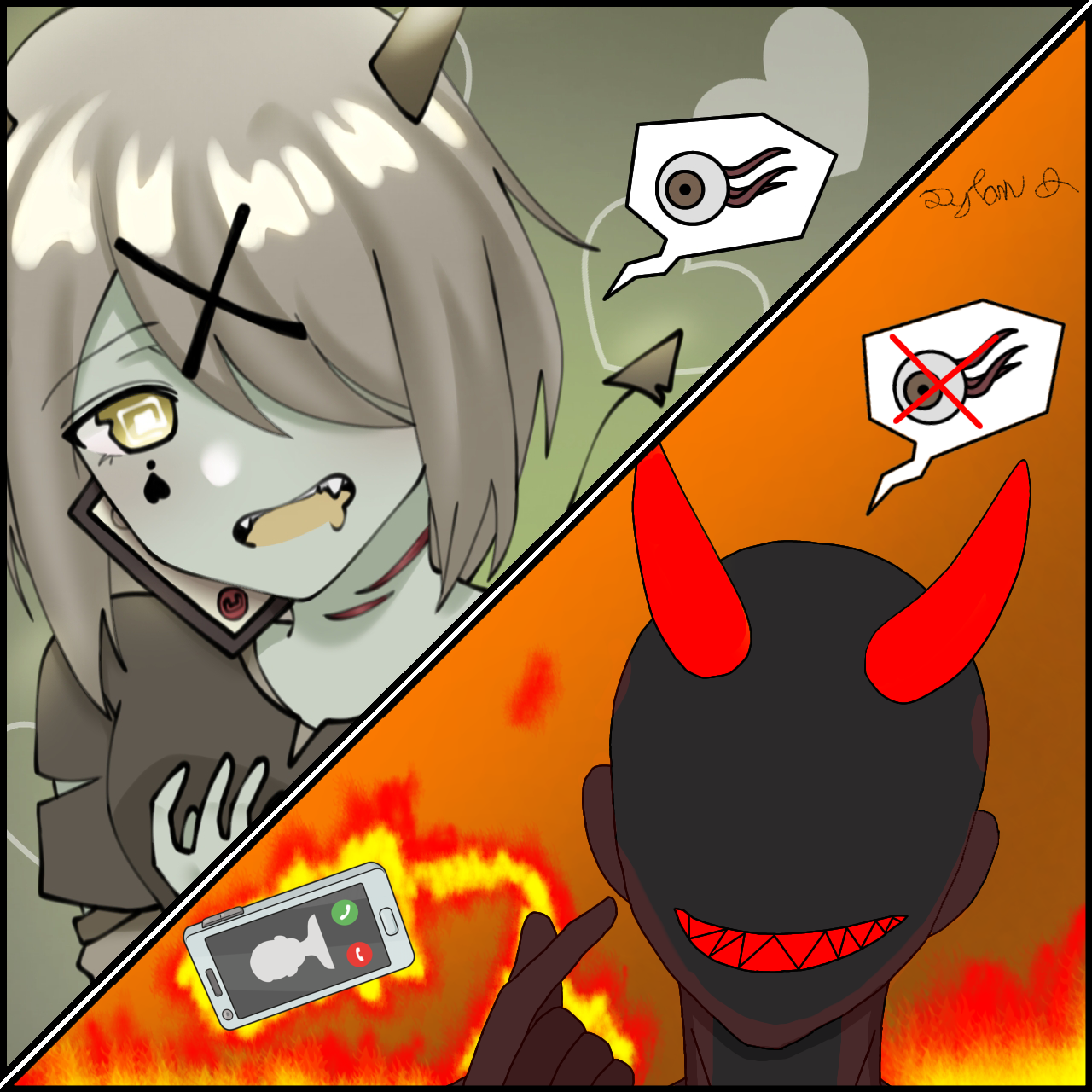 Serve Hungry zombie Shade Toshio. - ibisPaint