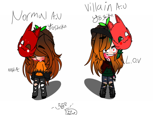 Normal V.S Villain. - ibisPaint