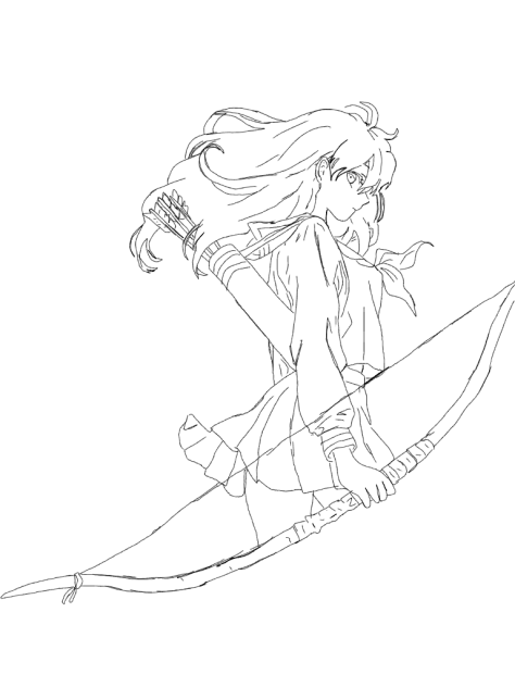 Hunter girl - ibisPaint