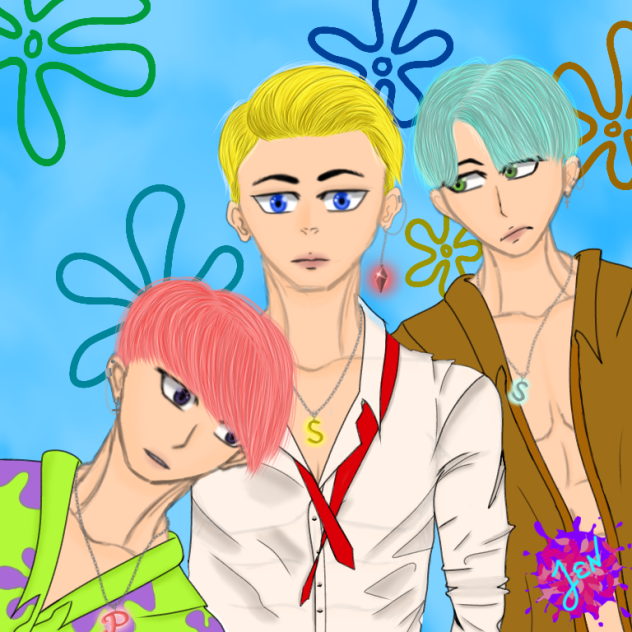 Spongebob & Friends - ibisPaint