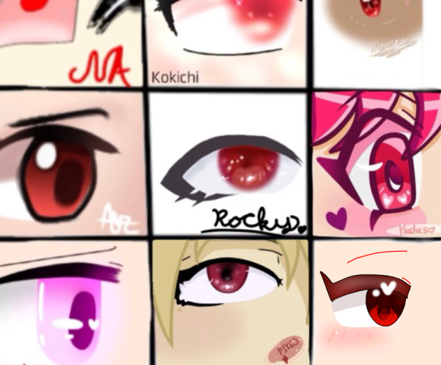 Eye collab(red) - ibisPaint