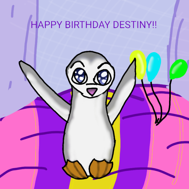 HAPPY BIRTHDAY DESTINY - ibisPaint