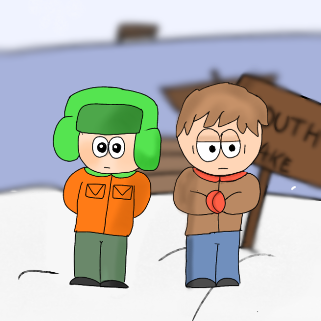 Kyle and new kid - ibisPaint