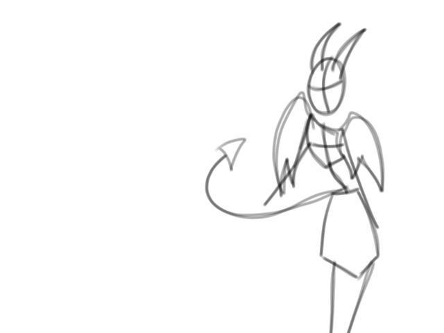 Demon Animation test - ibisPaint