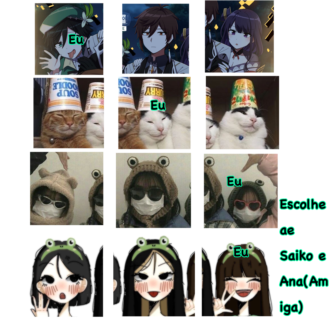 Saiko e Ana escolhe ae - ibisPaint