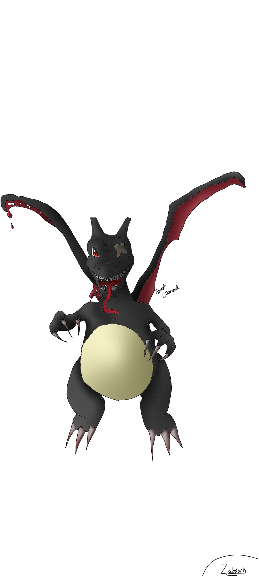 ~Shiny Charizard~ (By Zahoark.) - ibisPaint