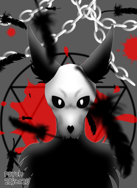 dark dog - ibisPaint