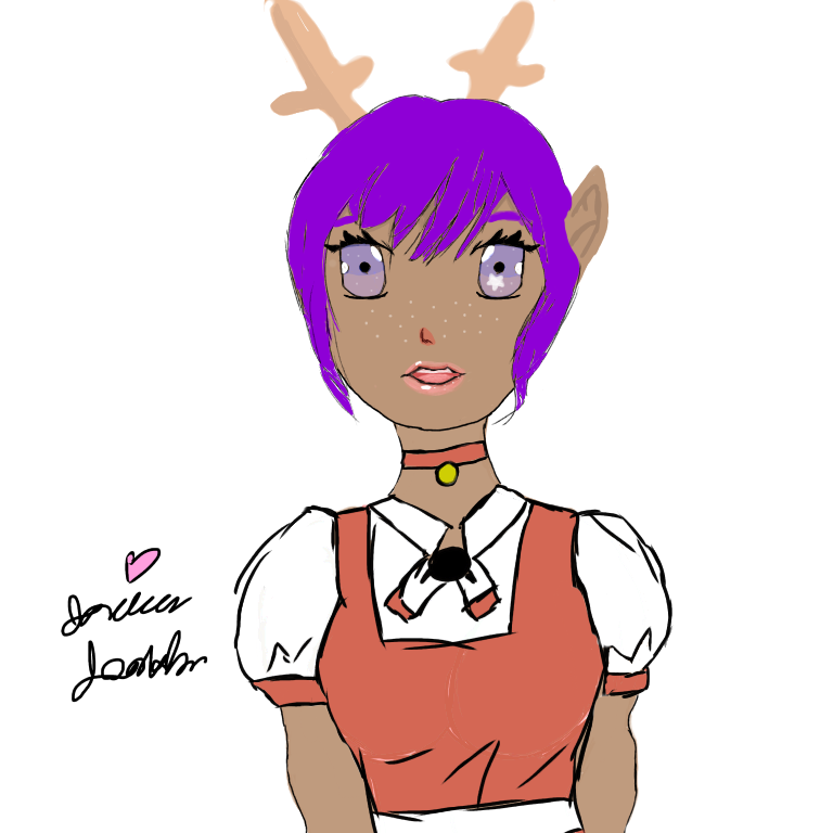 Reindeer Girl - ibisPaint