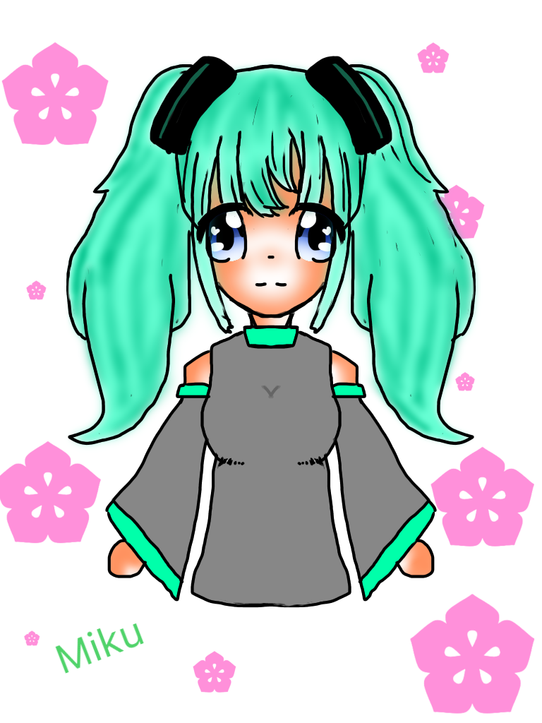 Miku- ChanI Art with IbisI Art with Yun - ibisPaint