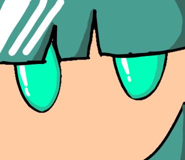 Teal girl’s face - ibisPaint