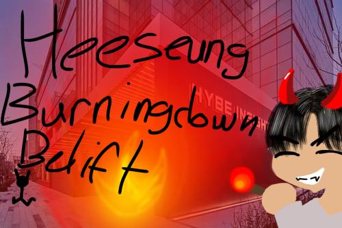 Heeseung burning down Belift - ibisPaint