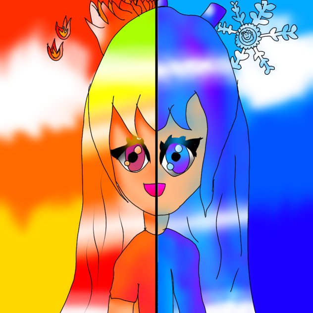 Fire Vs Ice! - ibisPaint