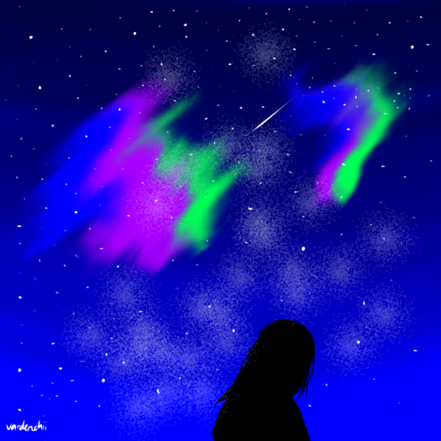 Alone in a Galaxy - ibisPaint