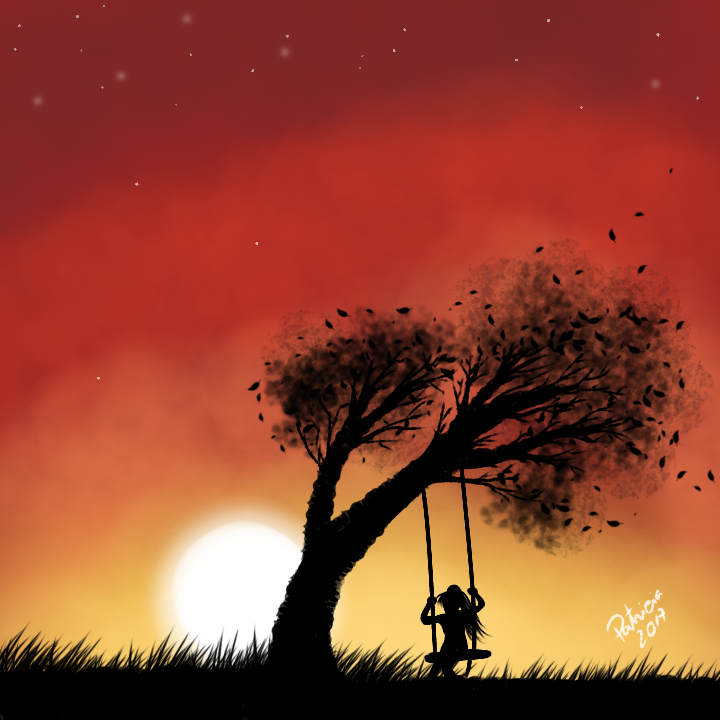 swing sunset - ibisPaint