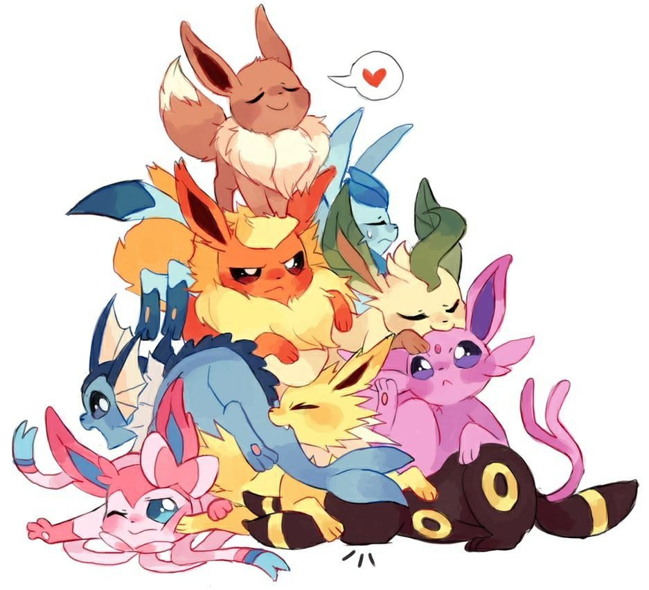 eevee evolutions - ibisPaint