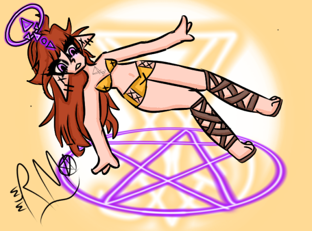 Veronica~ the creation of my oc - ibisPaint