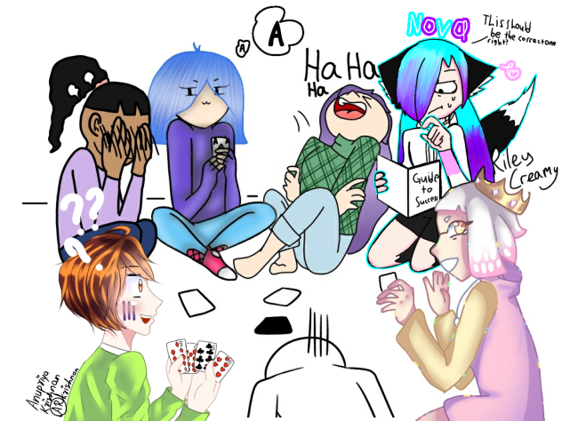 Card game collab - ibisPaint