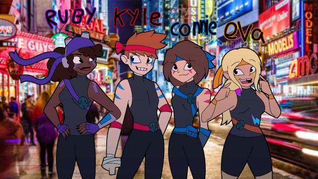 rottmnt oc the next ninjas - ibisPaint