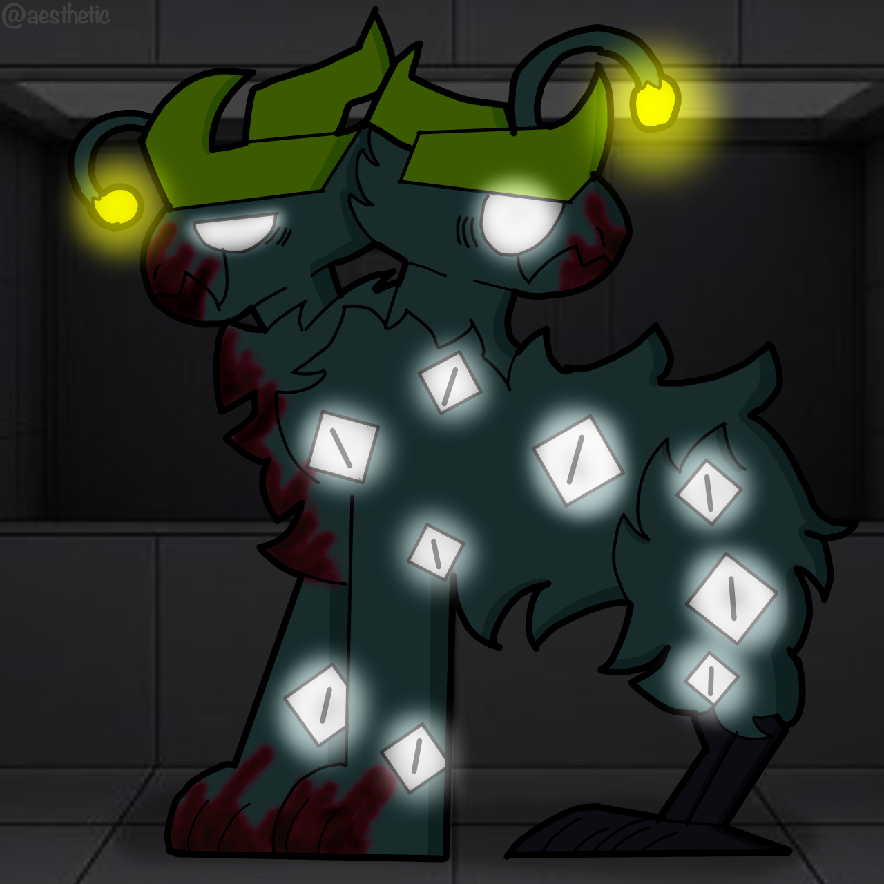 Subject 094 or two-headed monster - ibisPaint